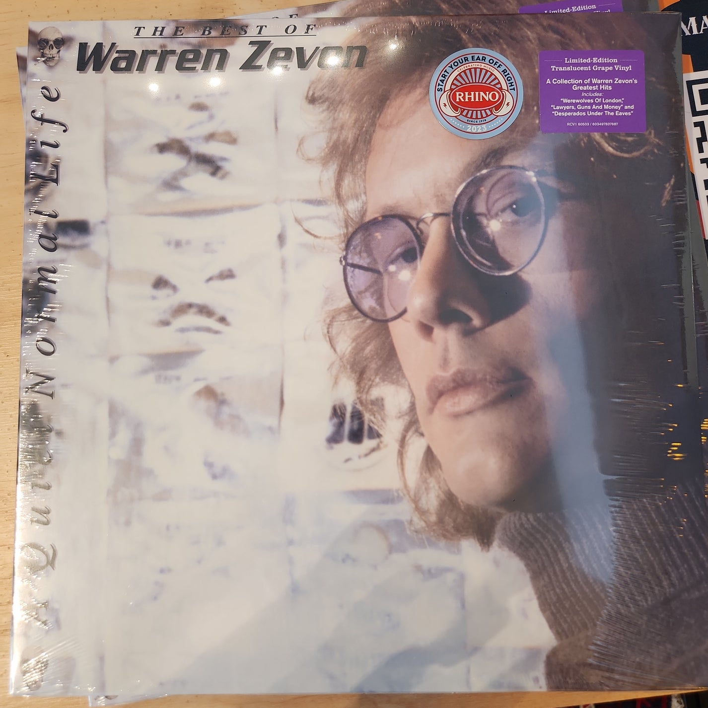 Warren Zevon Quiet Normal Life colour Vinyl – Badlandsvinyl